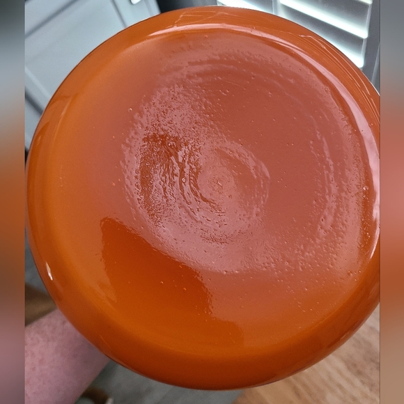 Art | Vintage Long Neck Cased Orange Raymor Glass Decanter Bottle Italy ...